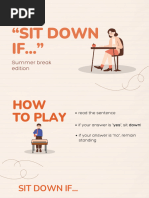 Funny Sit Down If Questions List | PDF | Language Arts & Discipline