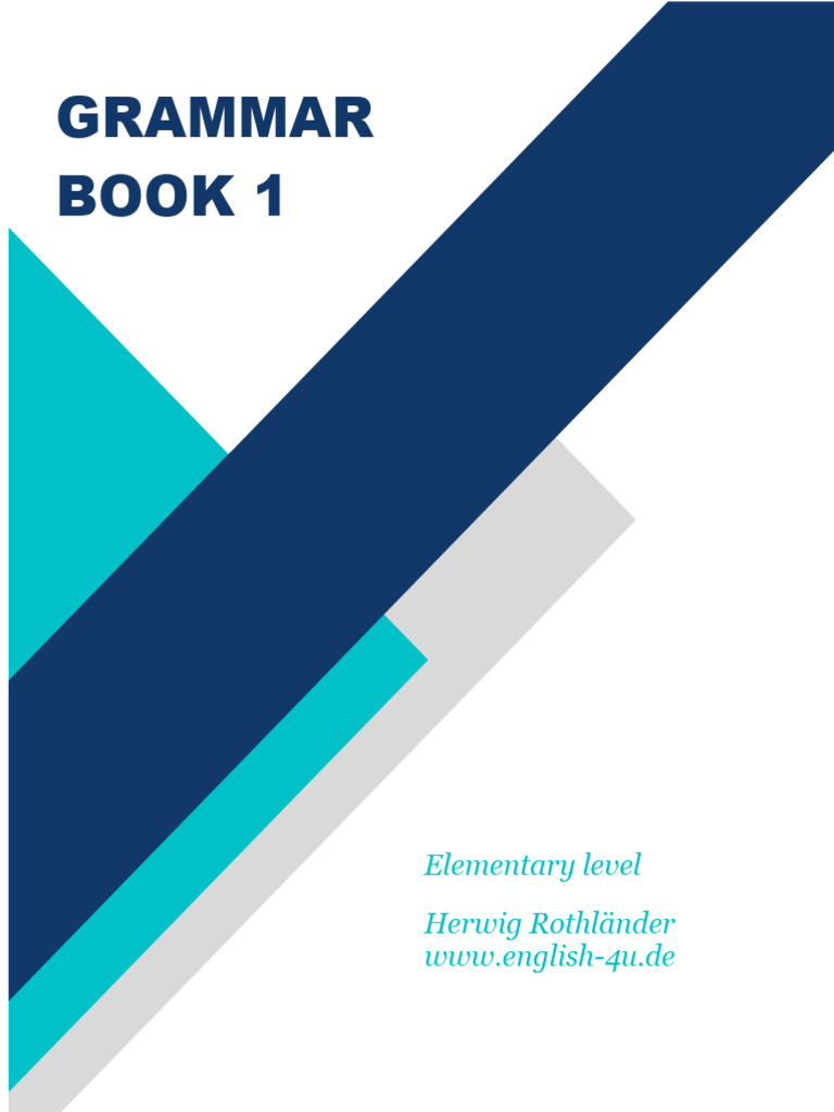 Grammar Book 1 | PDF | Grammatical Number | Plural