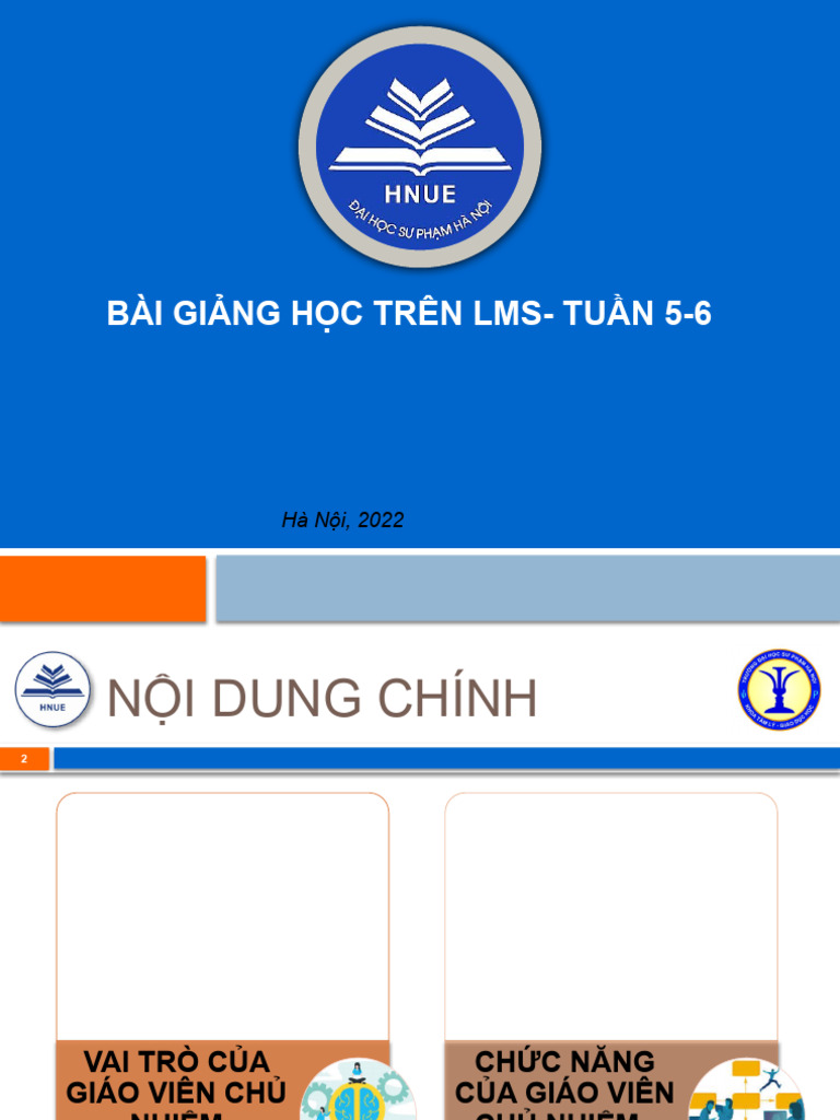Bài Giảng Học Trên LMS - Tuần 5 | PDF