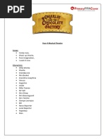 Charlie and The Chocolate Factory Script | PDF