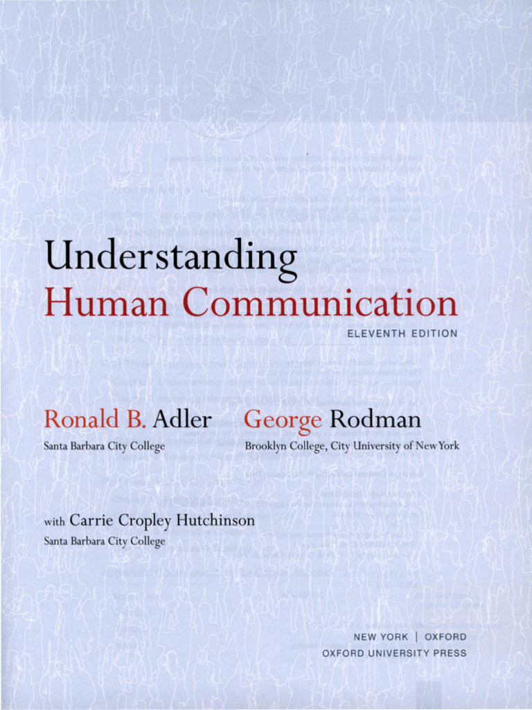 Understanding Human Communication | PDF