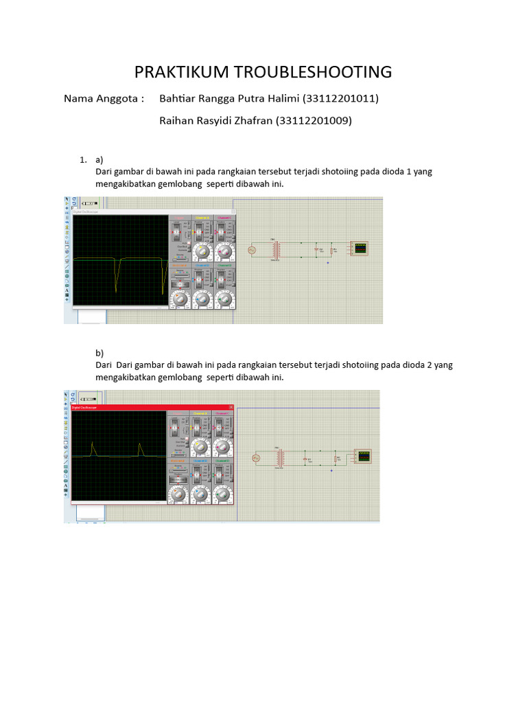 Praktikum Troubleshooting | PDF