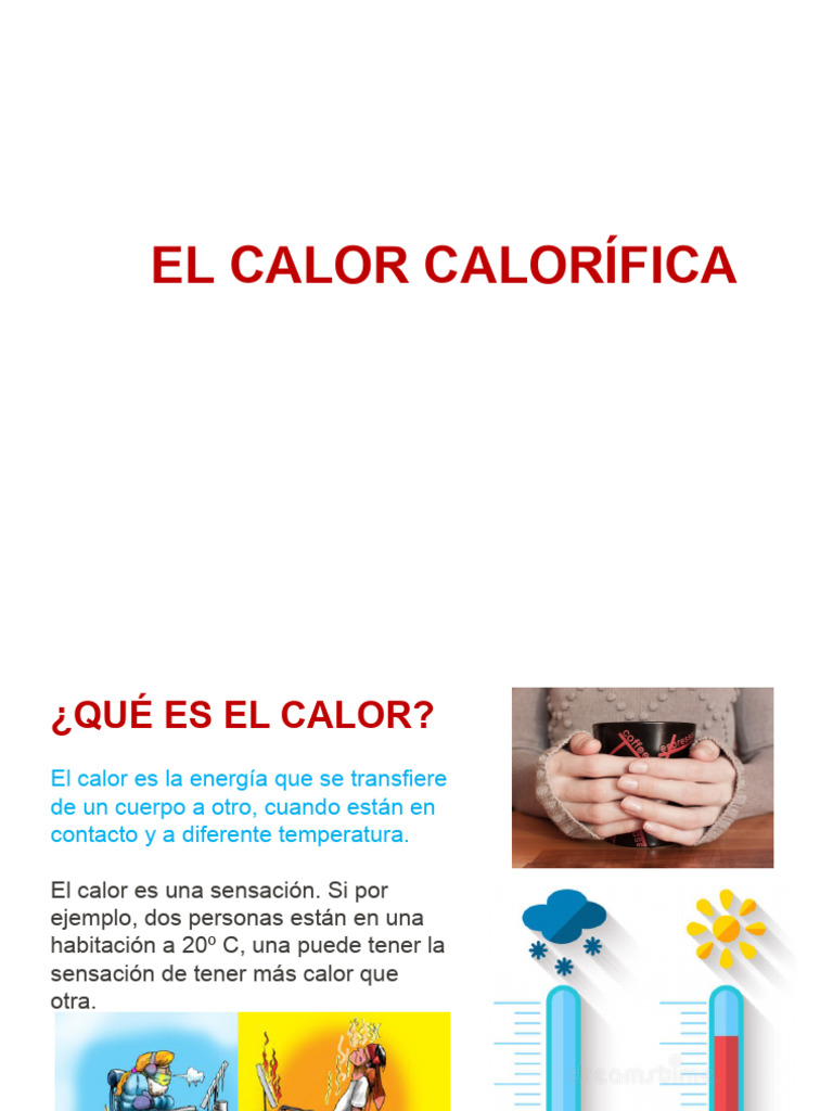 Propagación y efectos del calor | PDF | Calor | Temperatura