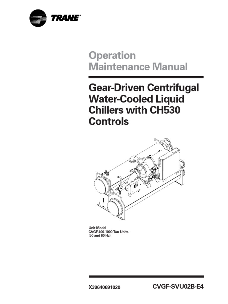 Operation Maintenance Manual: Gear-Driven Centrifugal Water-Cooled ...