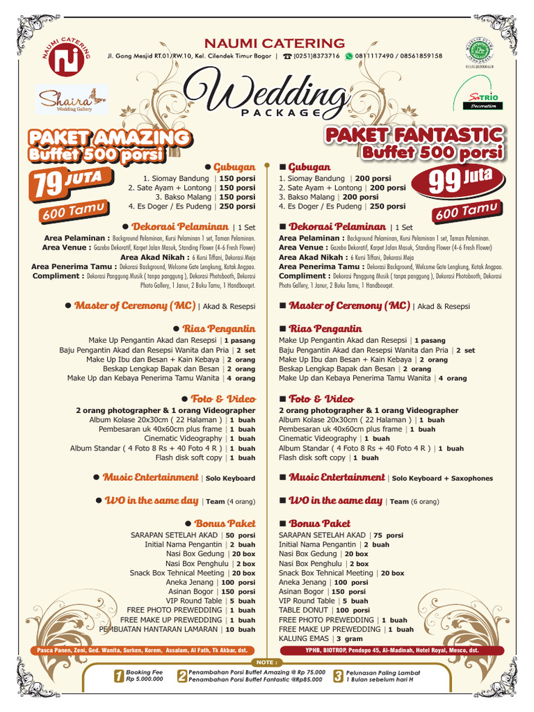 Paket Weding Expo | PDF