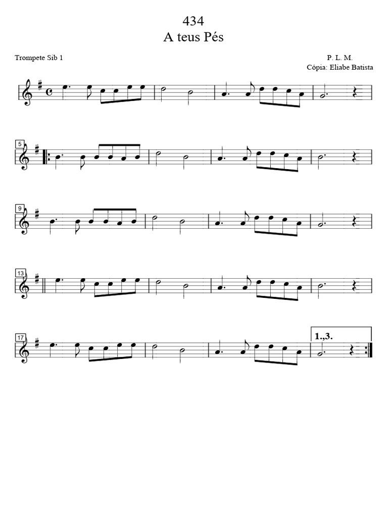 434 - Trompete Sib 1 | PDF