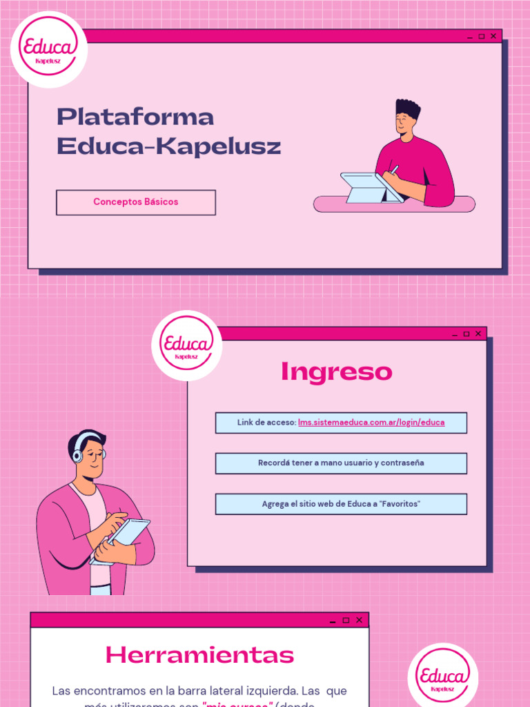 Tips y Tutoriales Sobre Plataforma Educa 1 | Descargar gratis PDF | Salón de clases | Enseñando