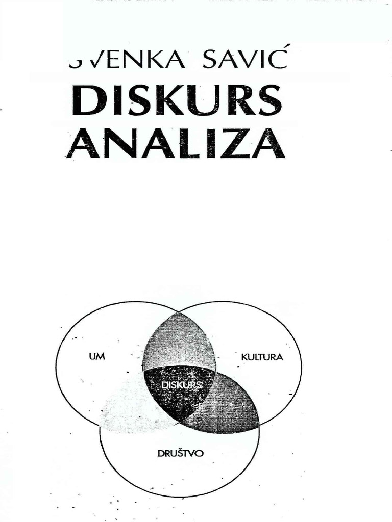 Diskurs - Analiza Svenka | PDF