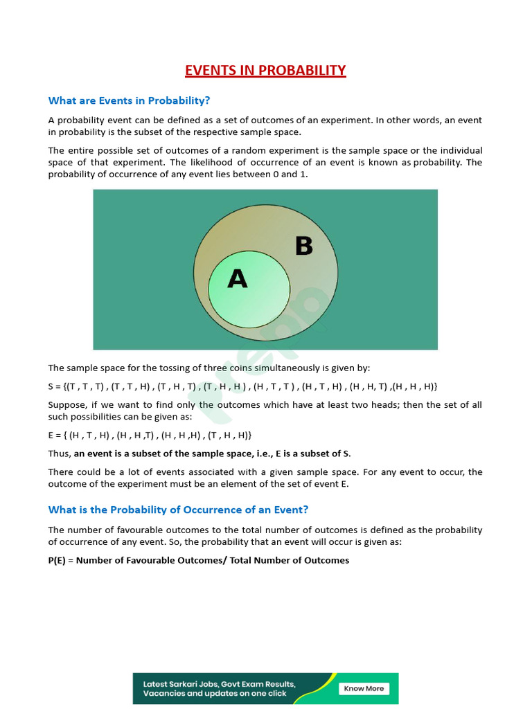 Probability and Event Space-2-8 | PDF | Probability | Probability Theory