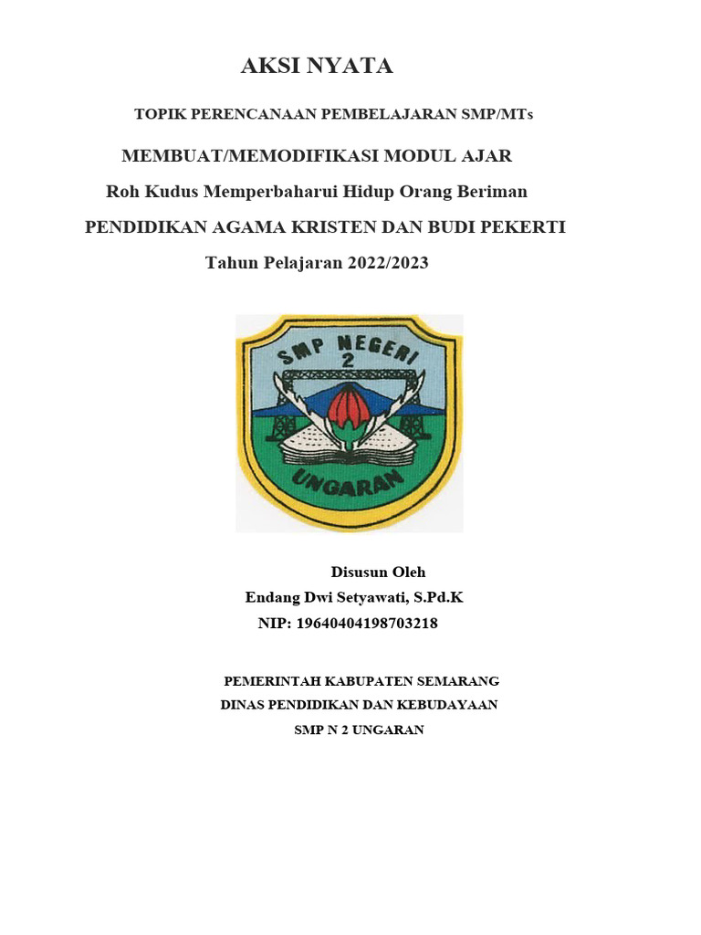 Aksi Nyata 3 Endang Dwi Setyawati | PDF