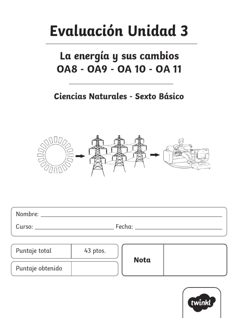 CL CN 1663621462 Evaluacion 6 Basico Ciencias Naturales Unidad 3 Oa 8 Oa 9 Oa 10 Oa 11 - Ver - 3 ...