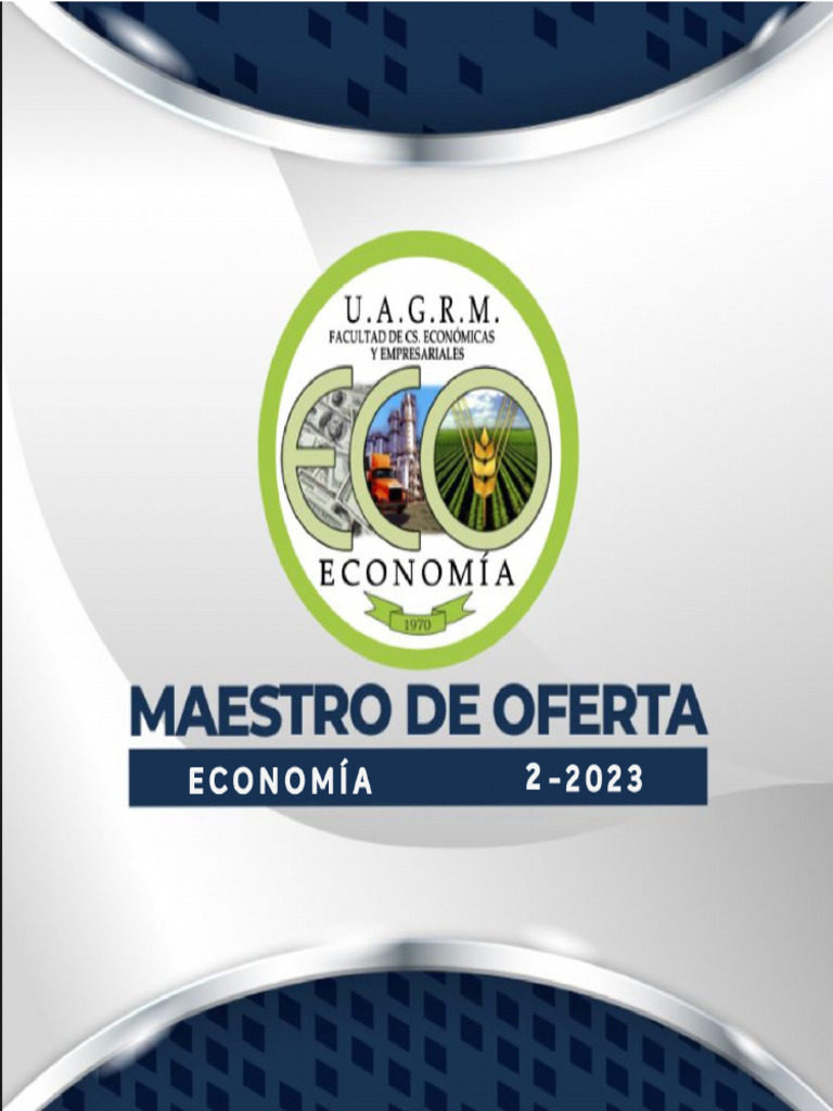 Maestro de Oferta Economia | PDF | Ciencias económicas | Economias
