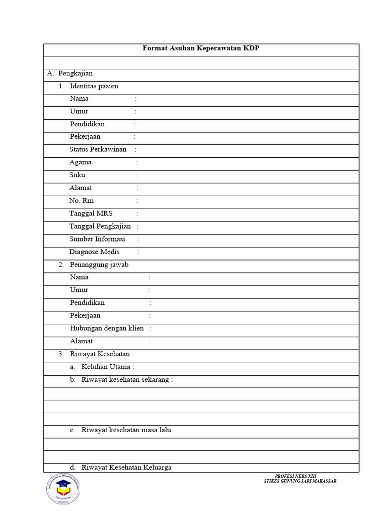 Format Askep KDP | PDF