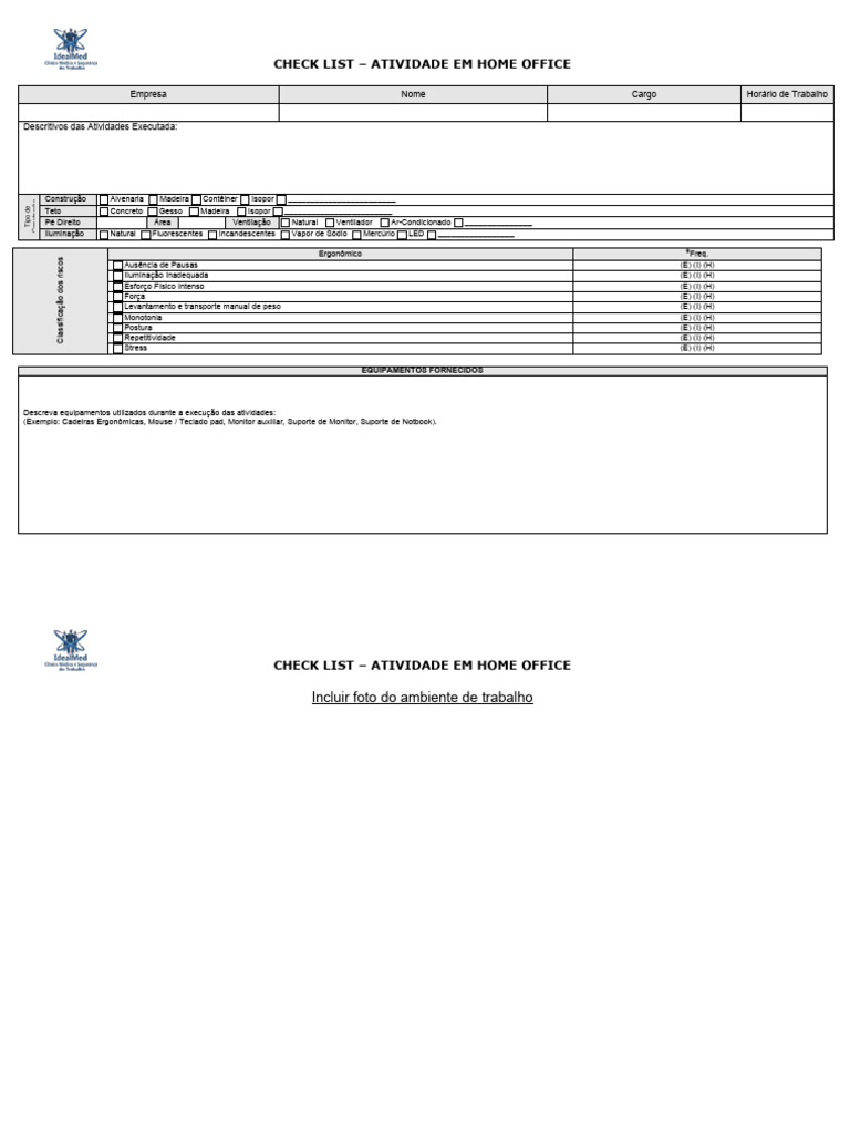 Check List Home Office | PDF