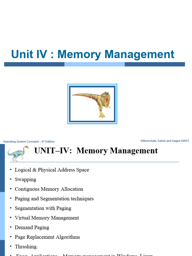 OS Unit IV PPT 2023 | PDF | Computers | Technology & Engineering
