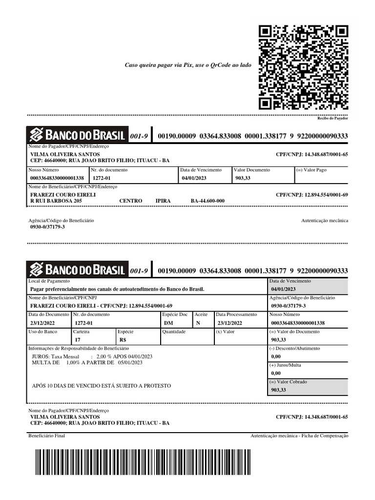 Boletos | PDF | Juros | Dinheiro