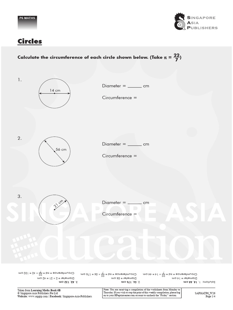 P6Maths Week 26 | PDF | Elementary Geometry | Elementary Mathematics