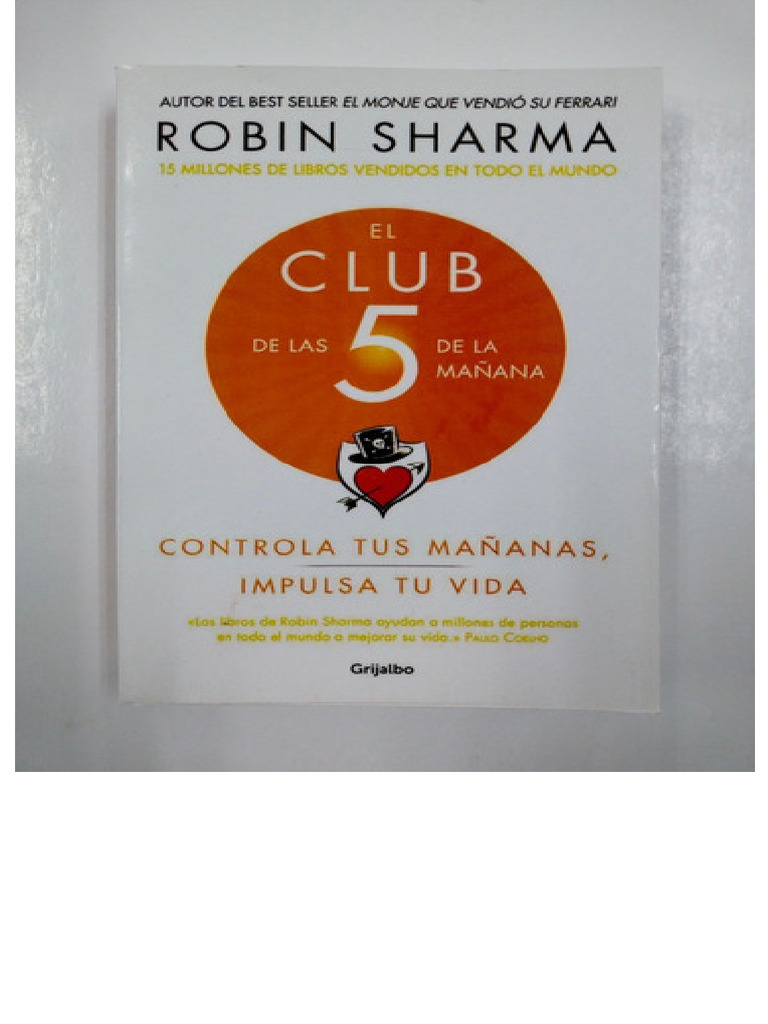 Portada Del Libro Club de Las 5 Am | PDF