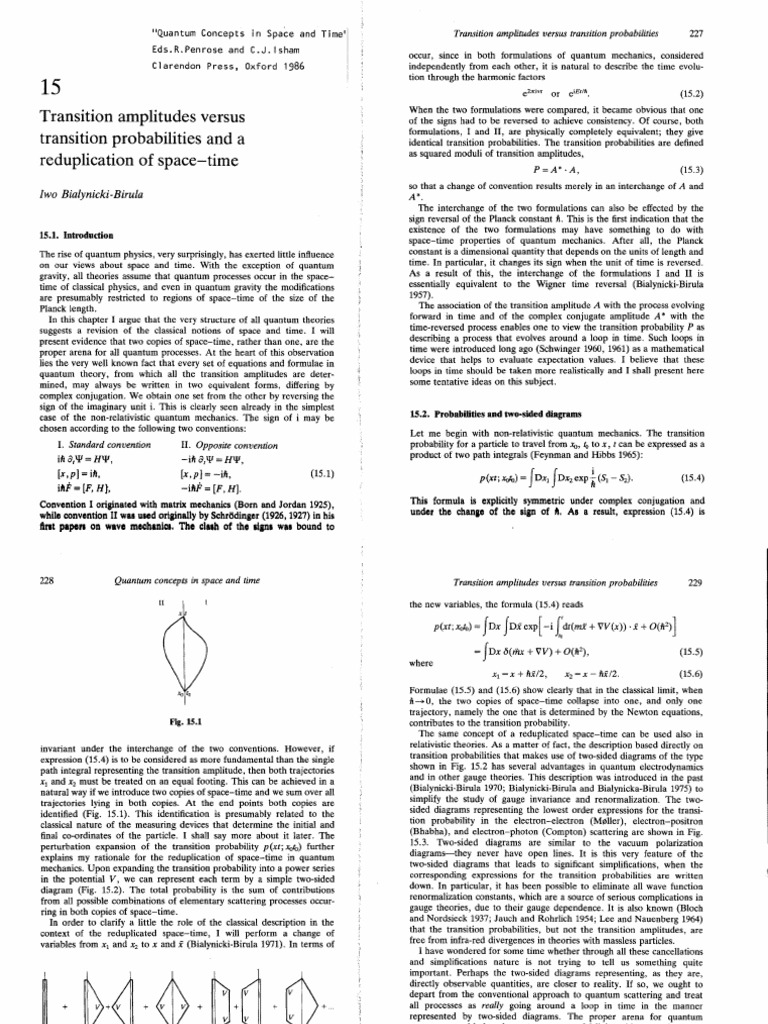 Reduplication of Space-Time | PDF