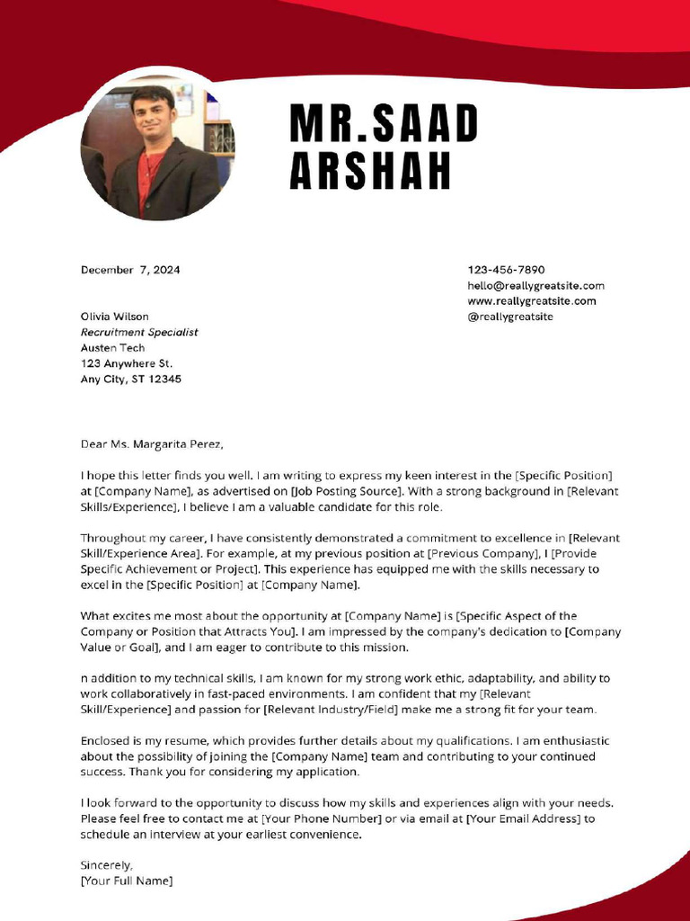 Cover Litter Designing-1 | PDF