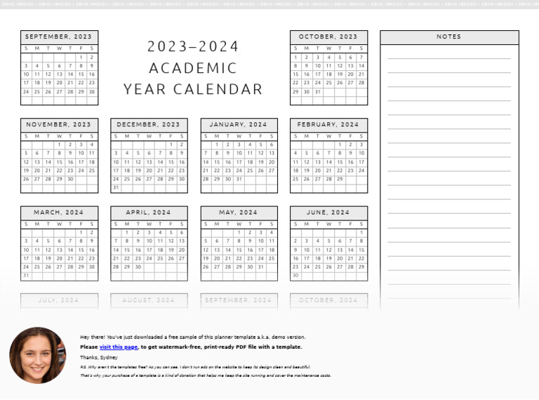 Academic Year Calendar-Ipad X H | PDF