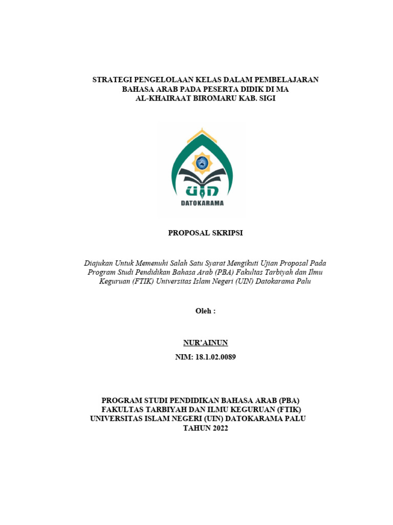 Sampul Proposal | PDF