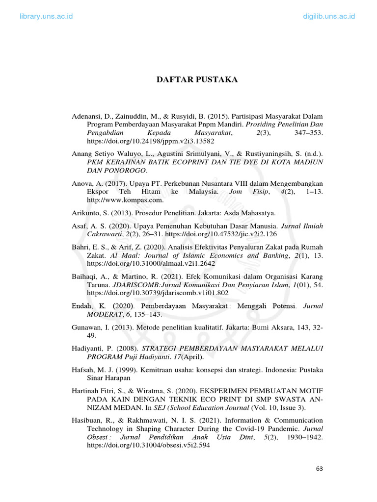 Daftar Pustaka | PDF