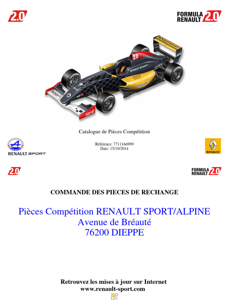 Catálogo Formula Renault 2013 | PDF | Écrou | Biens manufacturés