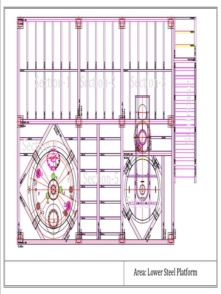 Steel Platform Drawing | PDF