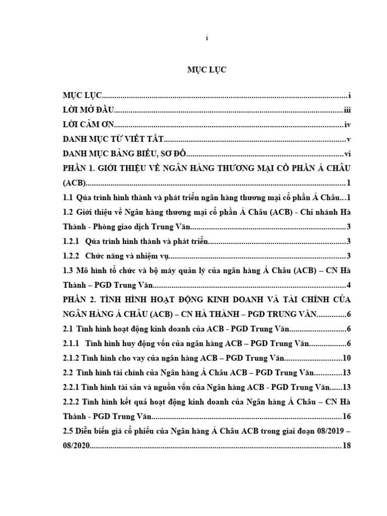 (123doc) Ba o CA o Thu C Ta P To T Nghie P Tai Ngan Hang Thuong Mai Co Phan A Chau | PDF