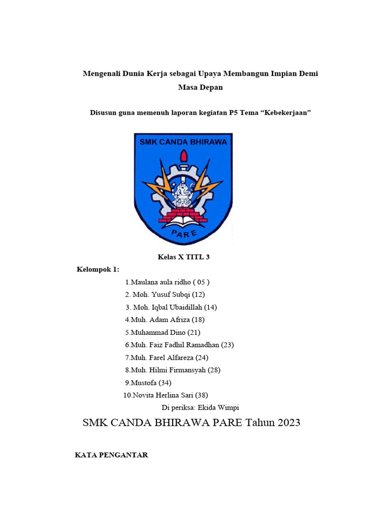 DOC. Kebekerjaan PT Bambang Djaja | PDF