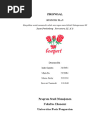 Proposal Bisnis Bucket Bunga | PDF