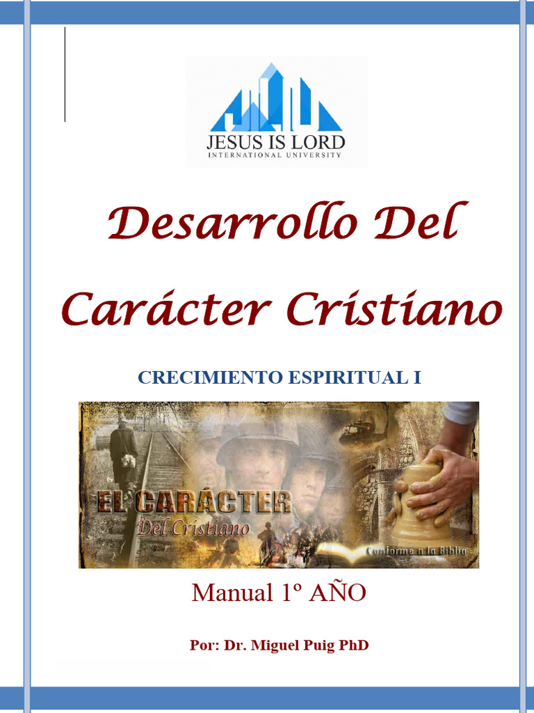 Manual - Desarrollo Del Caracter Cristiano - Rev. | PDF