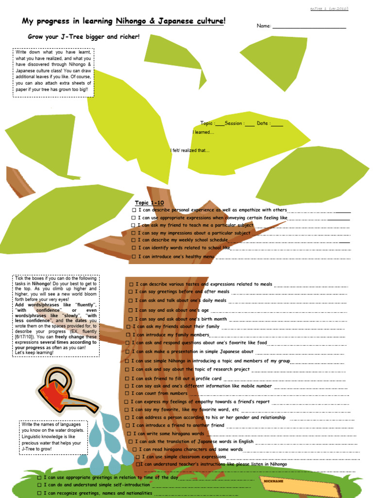 J Tree | PDF | Japanese Language | Human Communication