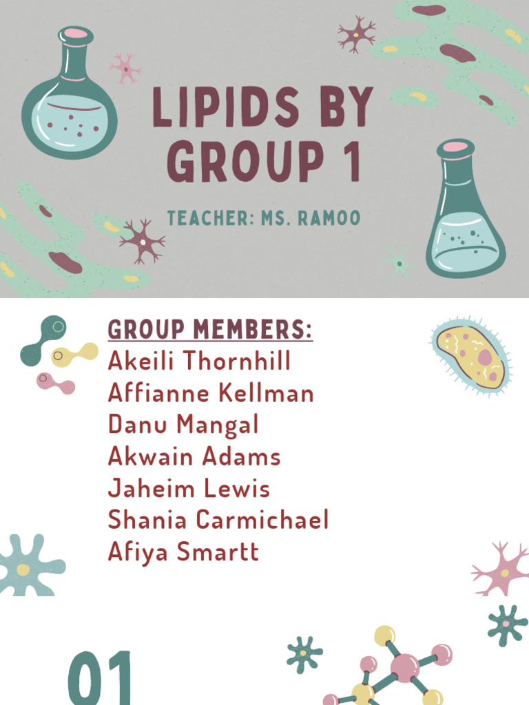 Lipids Presentation Group 1 | PDF | Fat | Lipid