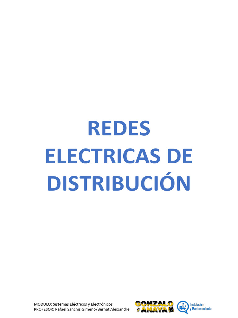 Redes Electricas de Distribución v2 | Descargar gratis PDF | Ingenieria ...