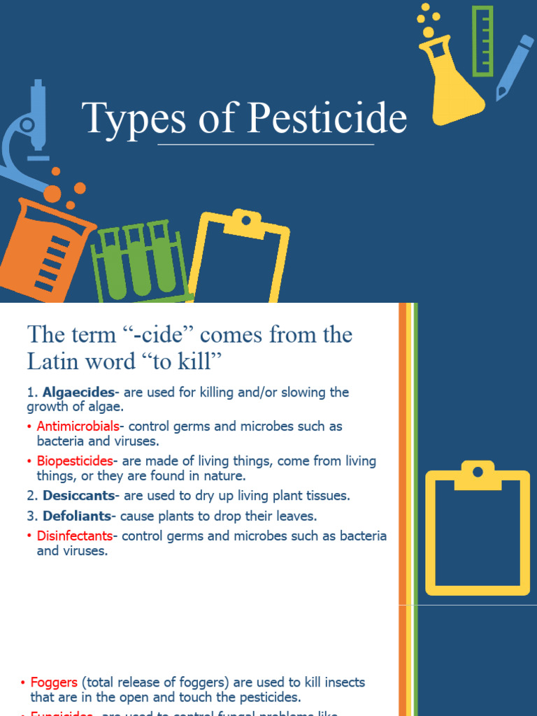 Types of Pesticide | PDF
