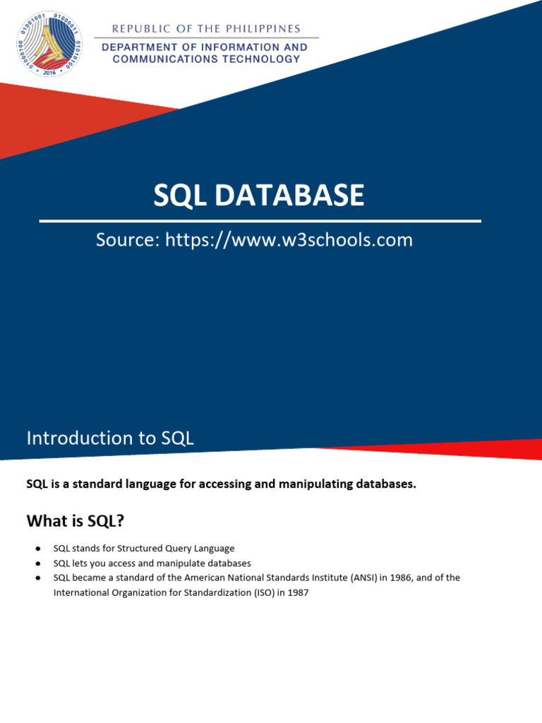 Tot Webdev - SQL | PDF | Sql | Table (Database) Tot Webdev - SQL | PDF | Sql | Table (Database)