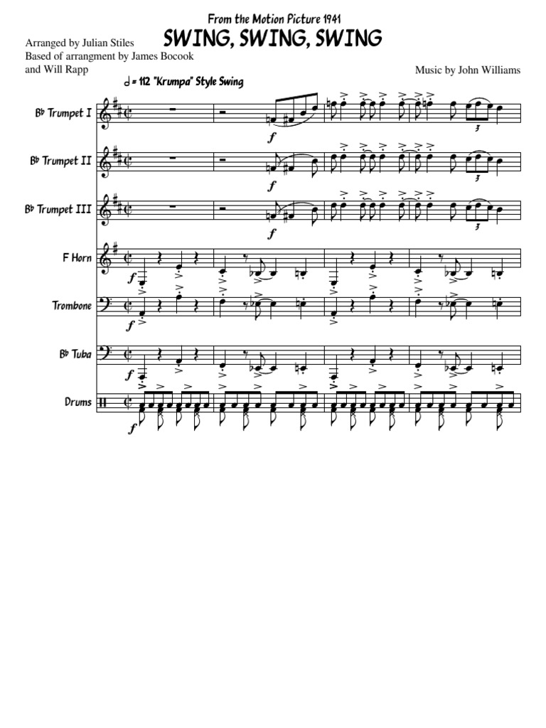 Swing Swing Swing | PDF | Aerophones | Jazz