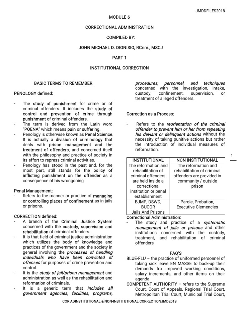 Notes On Cor Ad 2019 1 | PDF