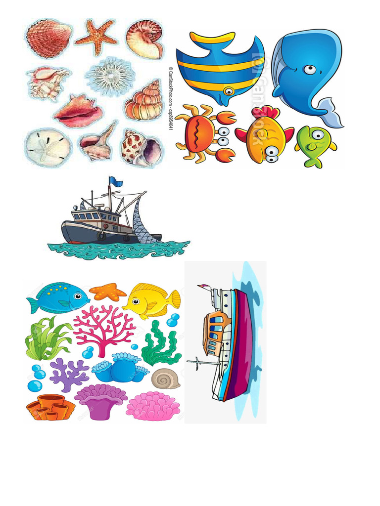 Mes Del Mar Recortar y Pegar | PDF