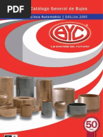 Catálogo de Bujes Mecánicos | PDF