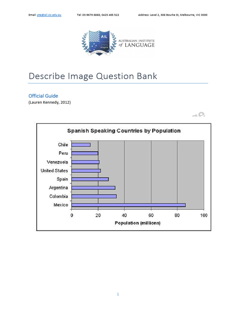 Describe Image Question Bank | PDF | Economies