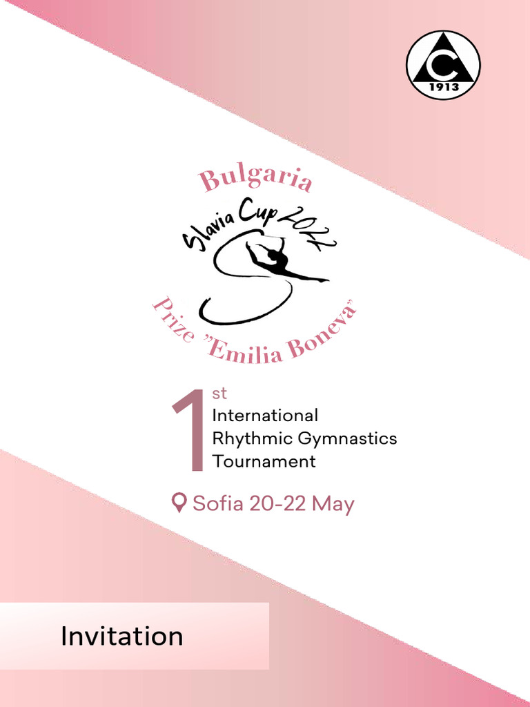 Invitation Emilia Boneva Tournament - Club Slavia | PDF | Gymnastics