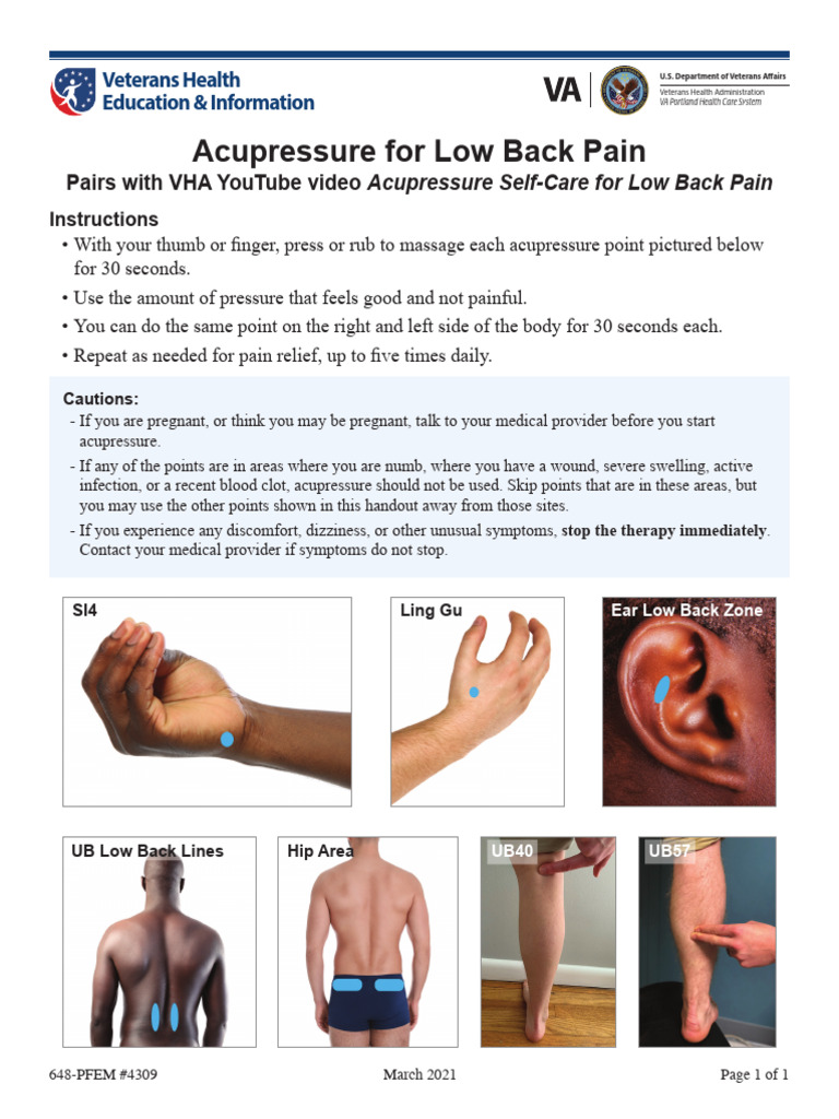 4309_Acupressure_For_Back_Pain | PDF
