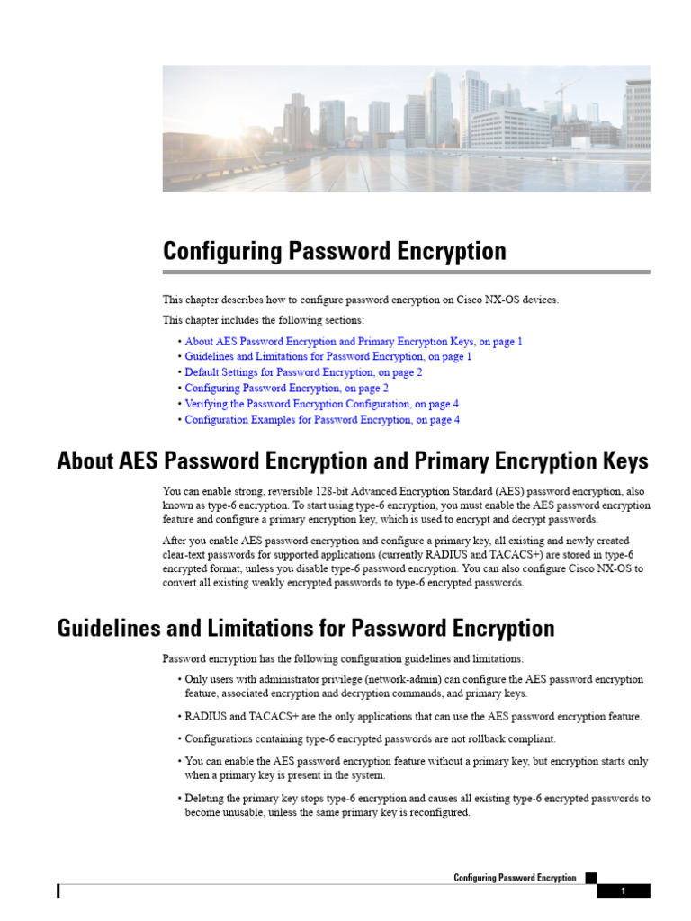 M Configuring Password Encryption 922 | PDF | Encryption | Password