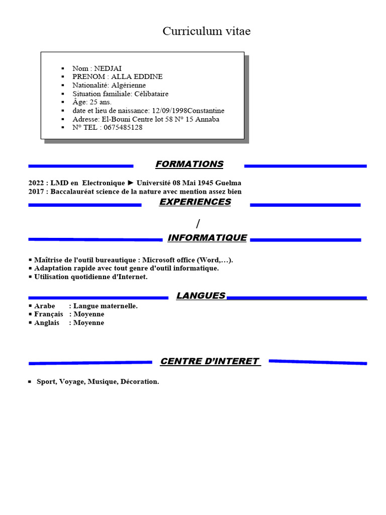 CV ALA | PDF