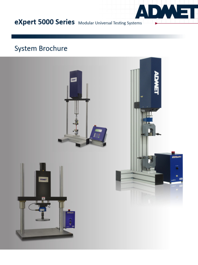 Modular Universal Testing Systems | PDF | Actuator | Computer Engineering
