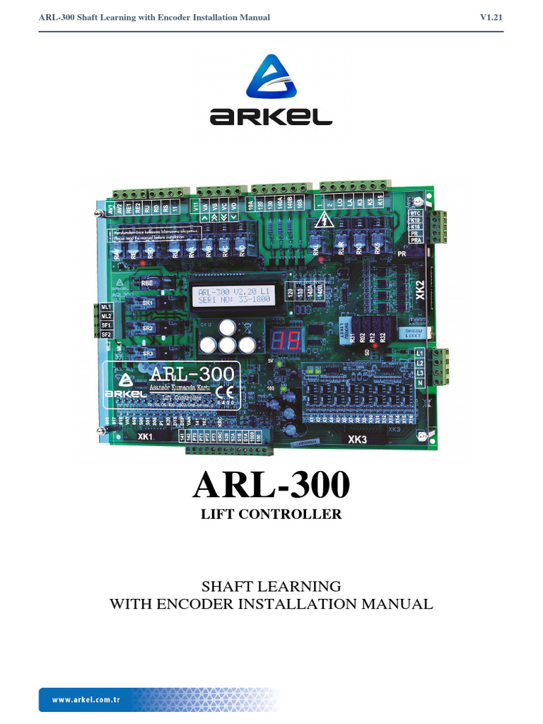 ARL-300 Shaft Learning With Encoder Installation Manual.V121.en | PDF ...