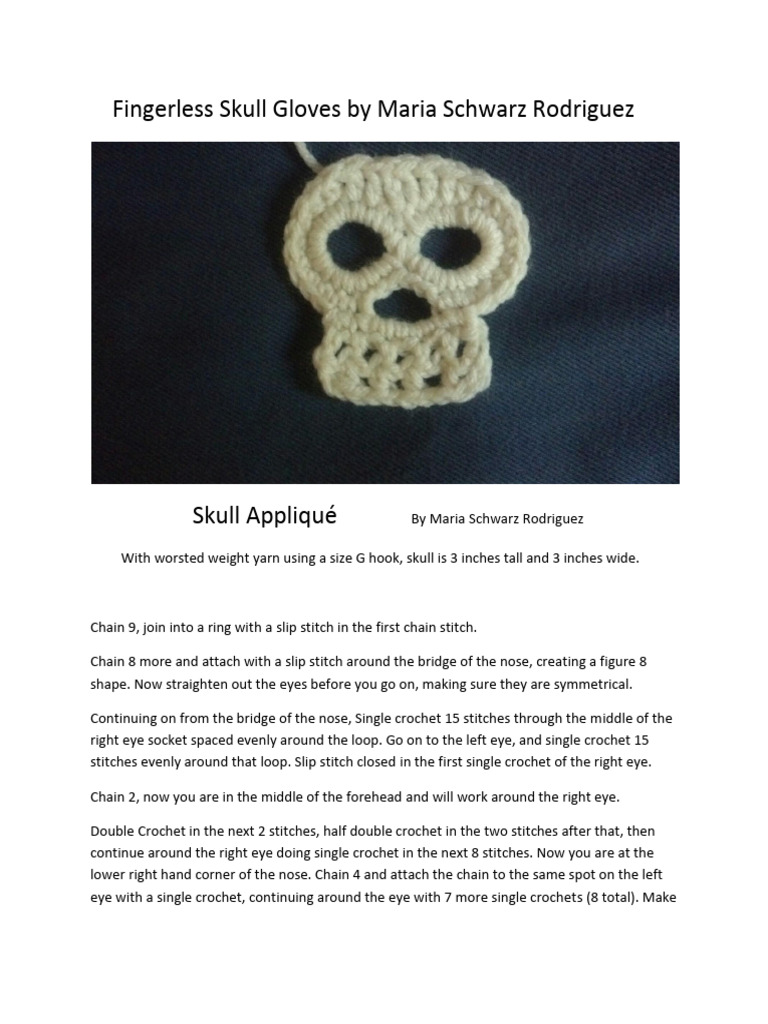 Fingerless_Skull_Gloves_by_Maria_Schwarz_Rodriguez | PDF